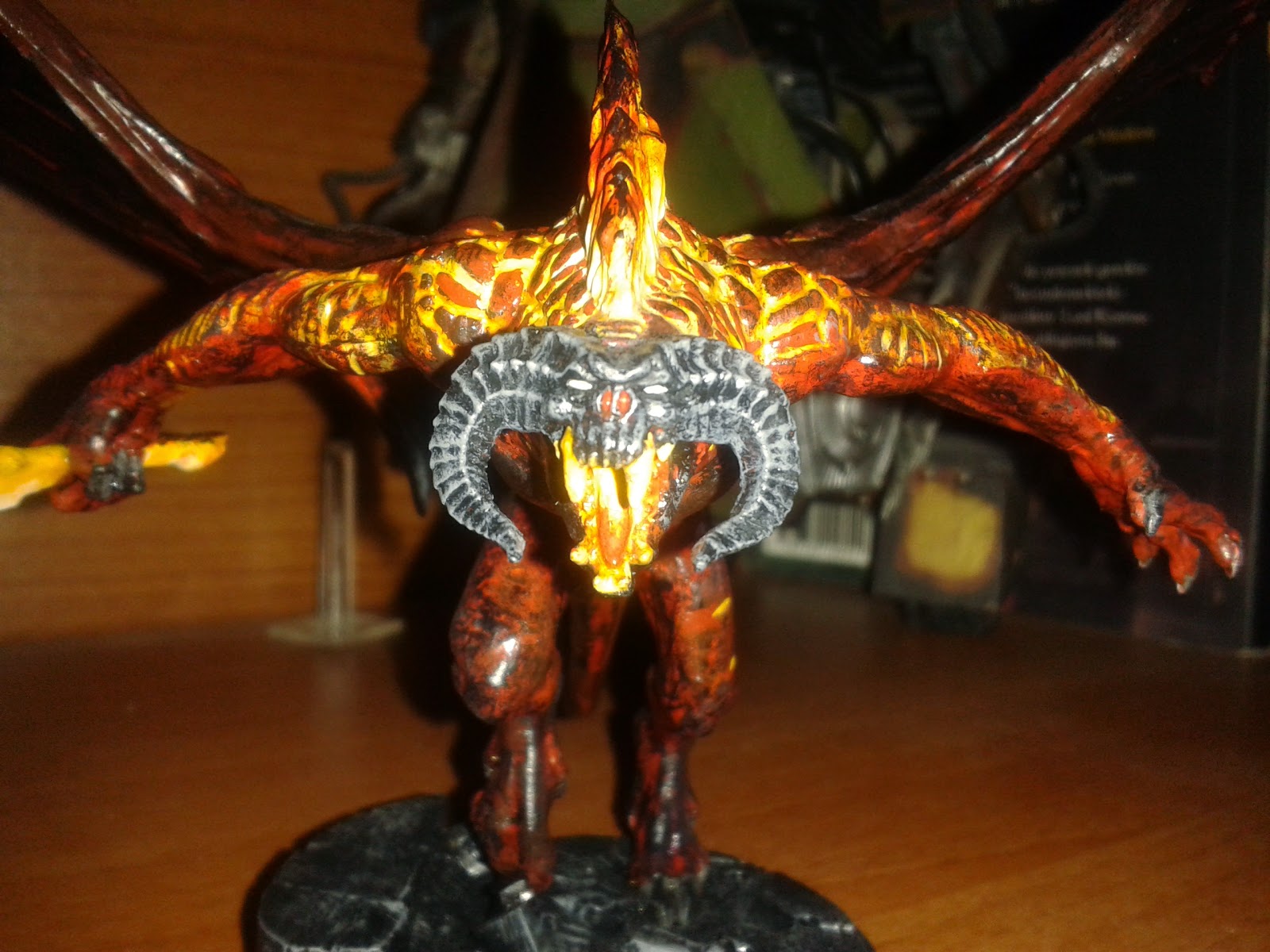 Elmosthern Model Figure Diorama: Balrog (Games Workshop)