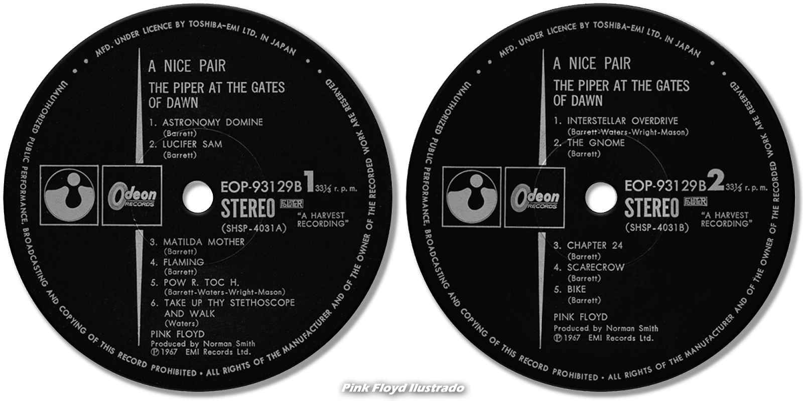Pink Floyd Ilustrado: A Nice Pair - L.P Japón