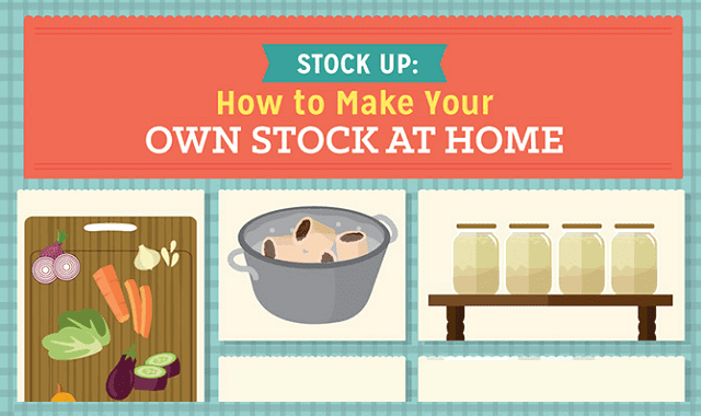 Stocking Up: How To Make Your Own Stock at Home #Infographic - Visualistan