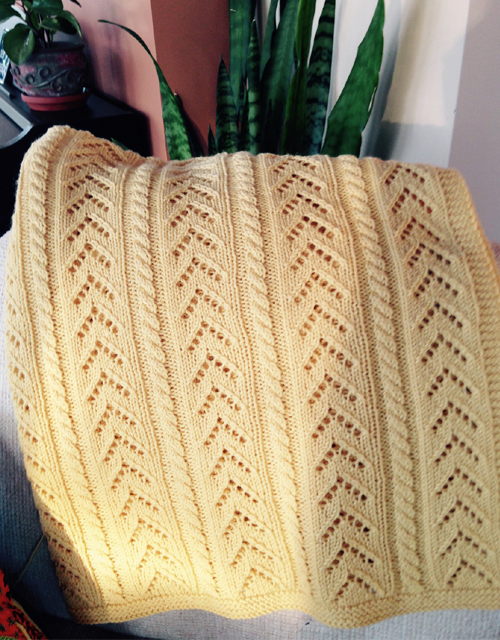 Amazing Knitting: Sunshine Baby Blanket - Free Pattern