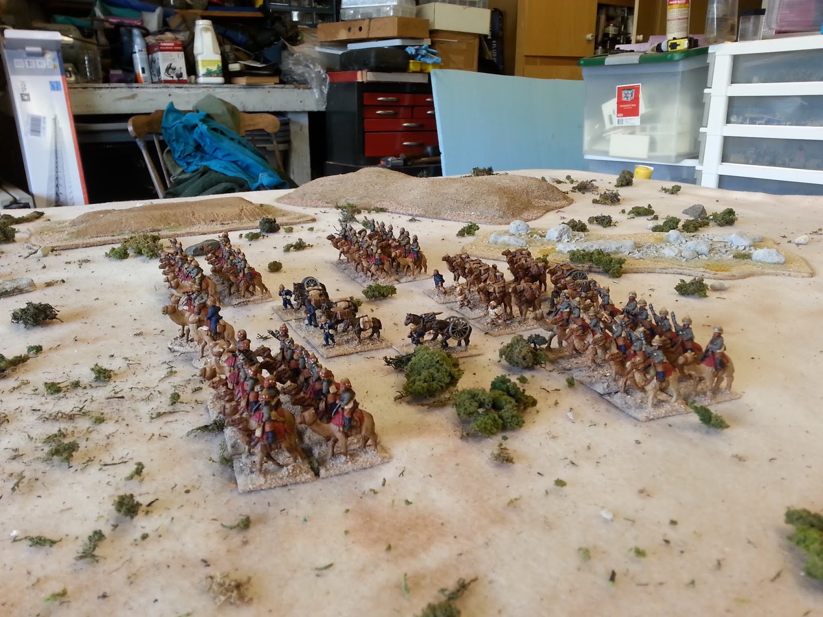 Point of Contact: Wargaming with ChuckaZulu: 15mm British Camel Corps