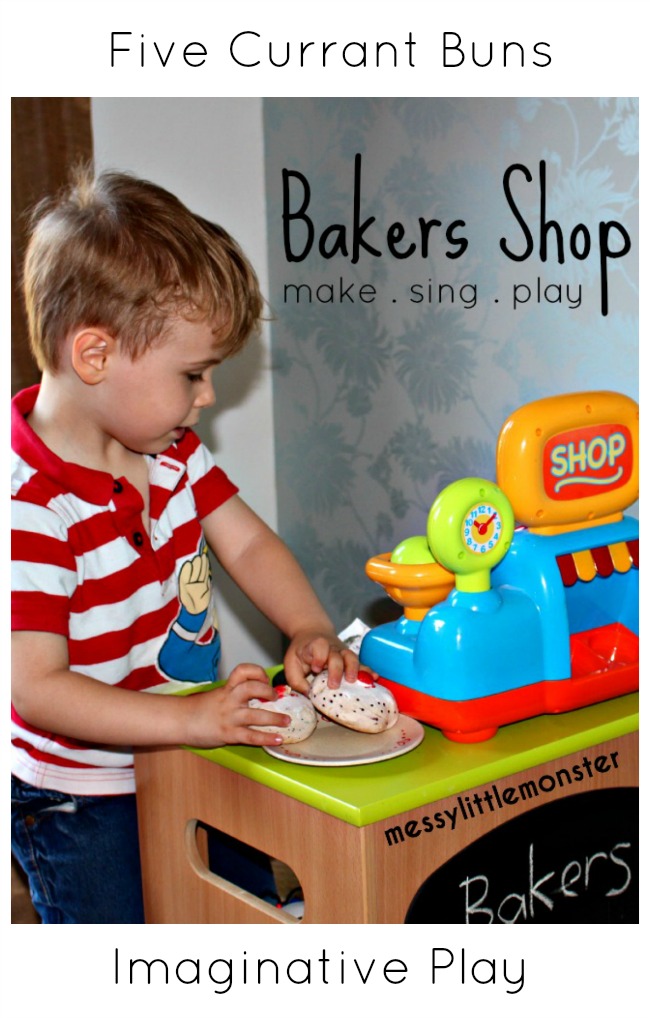 Five Currant Buns Imaginative Play - Messy Little Monster