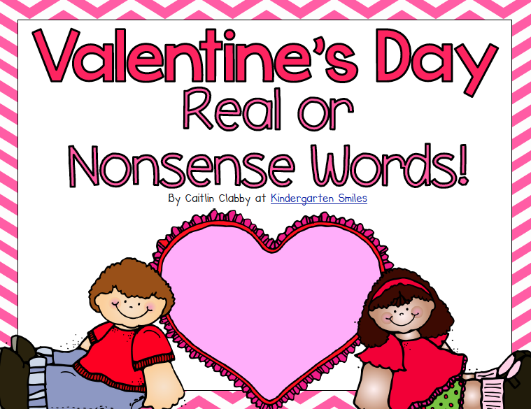Freebielicious: Valentines Real/Nonsense Word Sort