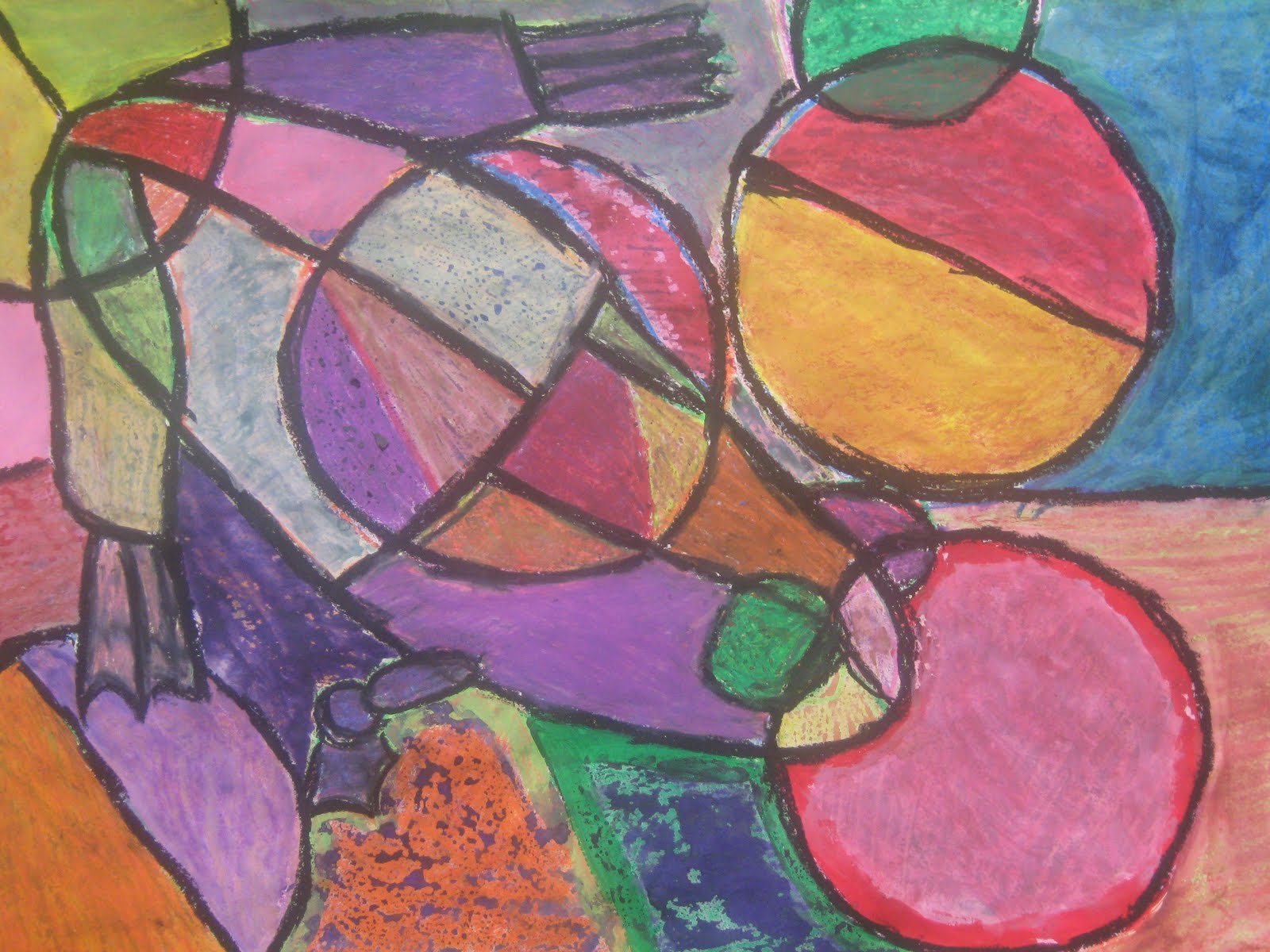 Cubist Animal Art Rowland Hall