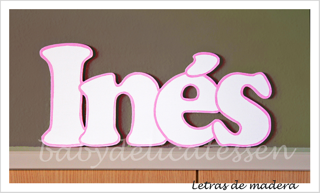 BABY DELICATESSEN LETRAS DE MADERA: enero 2012