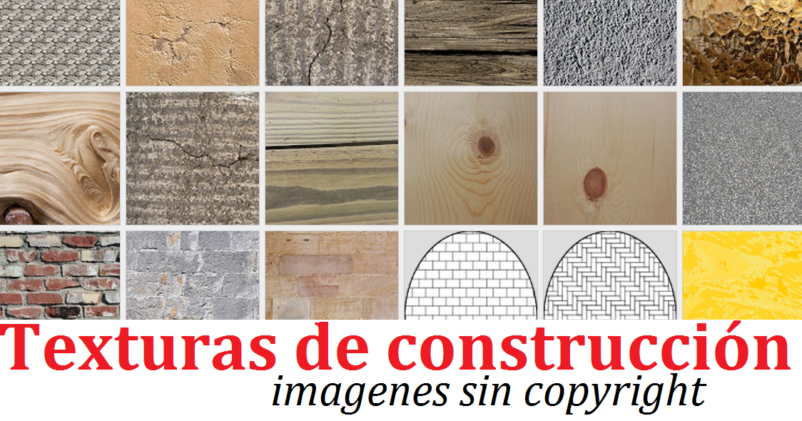 Texturas sin copyright de materiales de construcción