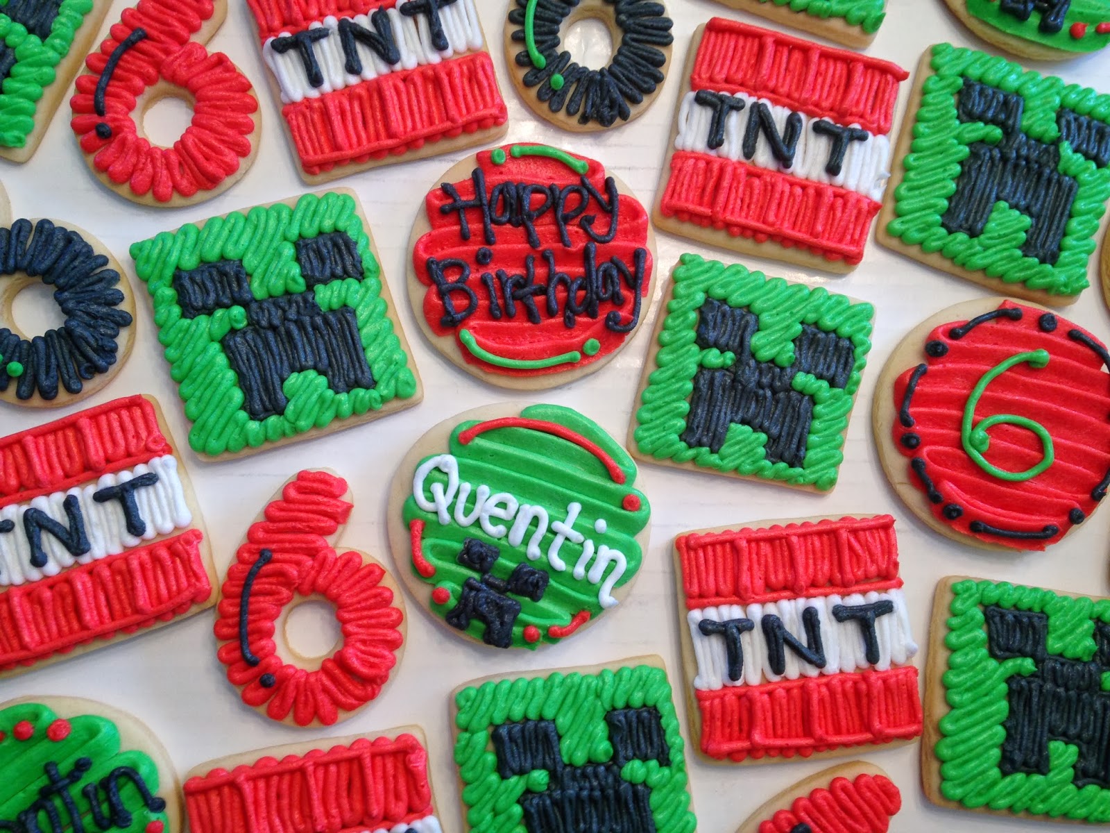 Candace's Cookie Creations: Minecraft Cookies