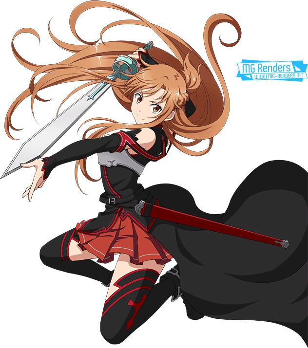 Sword Art Online Yuuki Asuna Render 63