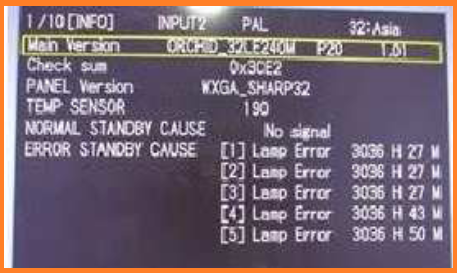 Berbagai Kerusakan TV LCD atau LED TV Merk Sharp - Belajar Elektronika