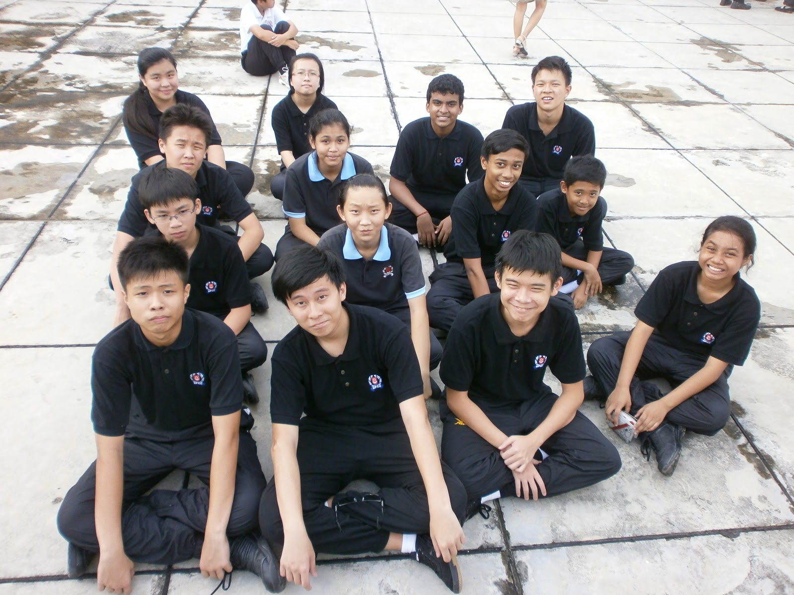 Naval Base Secondary School (NPCC): During our training ! :>