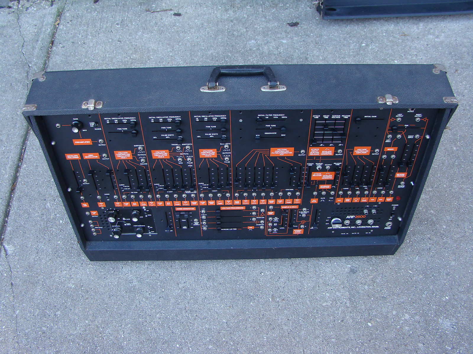 MATRIXSYNTH: ARP 2600 with custom Keytar modifications