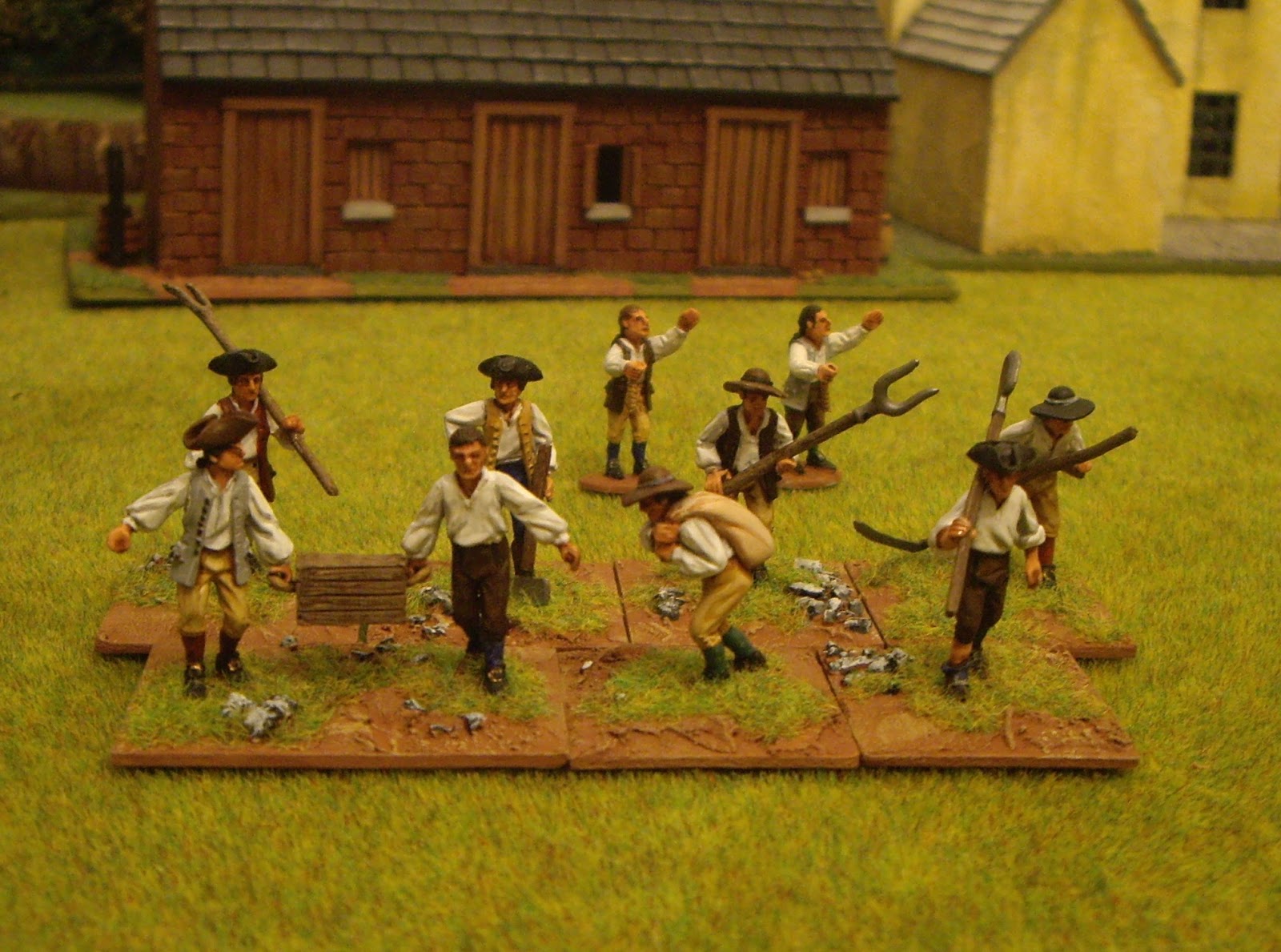 French Revolutionary Wargames 1789-1802: Crann Tara farm workers 28mm ...