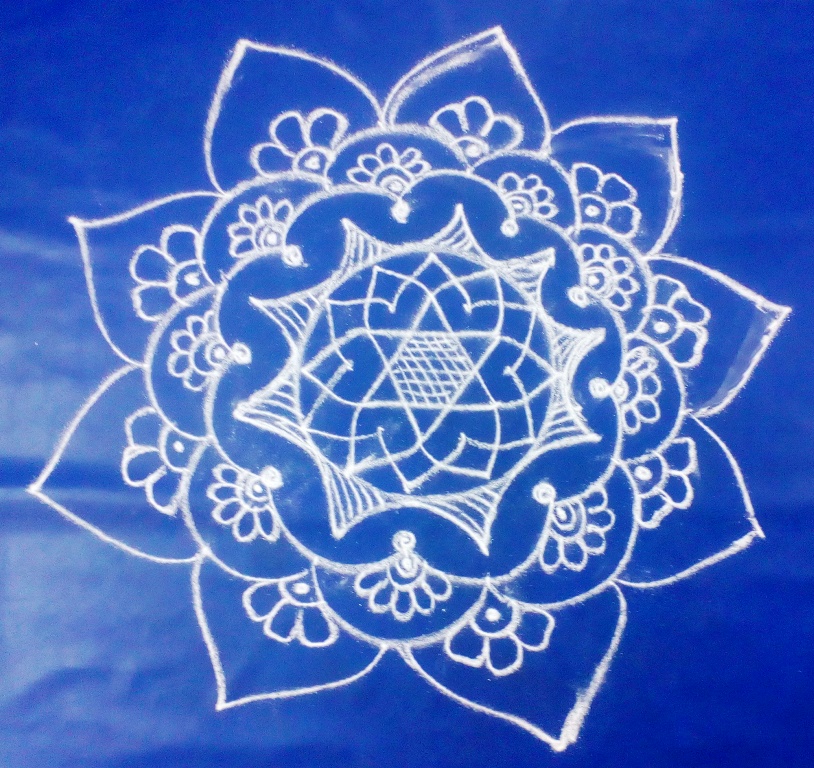 Free hand kolam designs