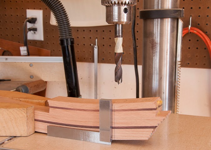 Projects & Related Things: Maloof Rocker - Installing the Rockers