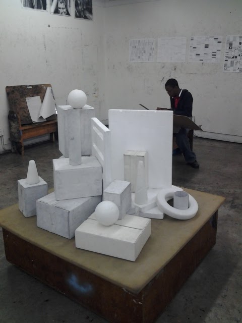 Basic Drawing 1: Still Life - Cubes, Spheres, Cones, and Cylinders