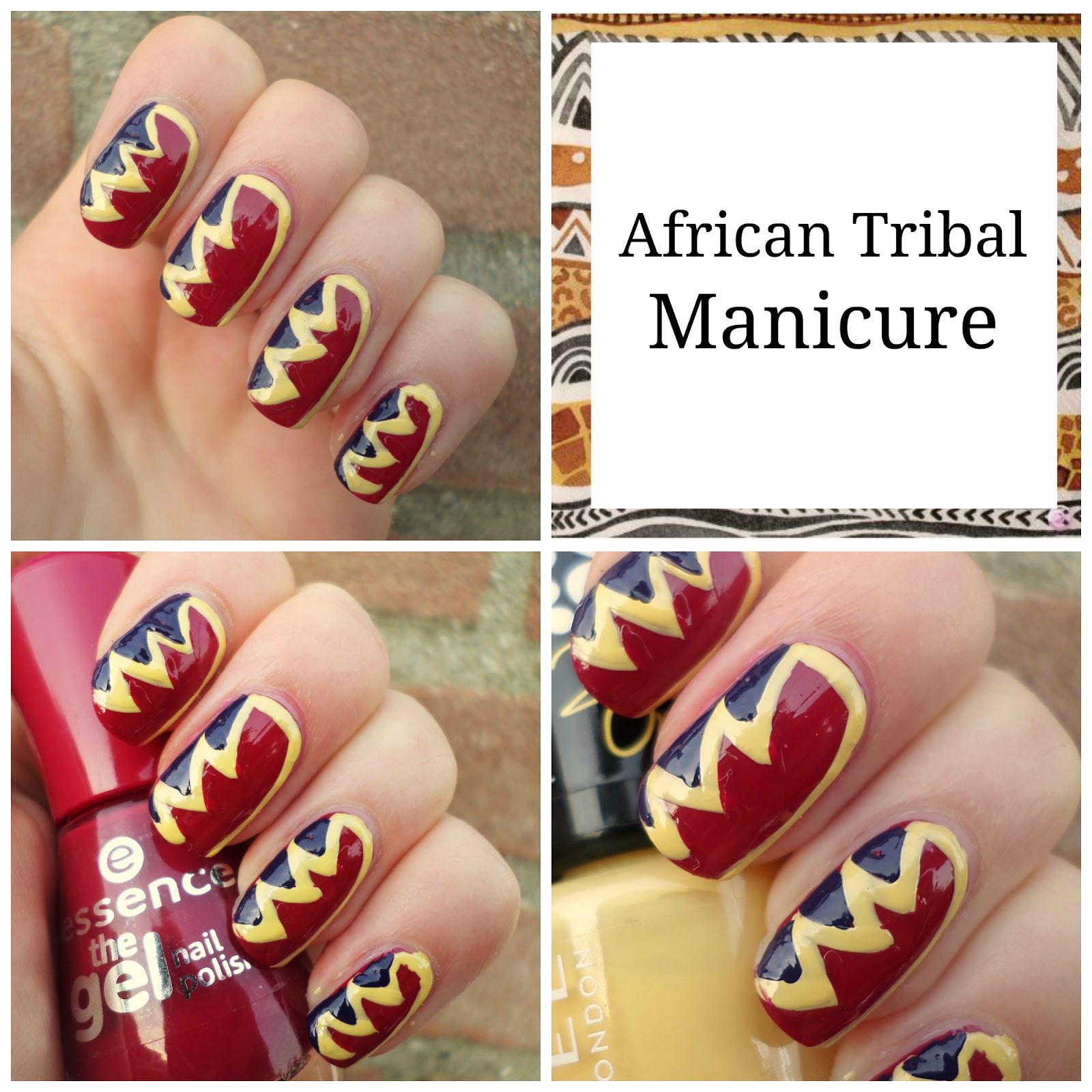 Creativenails4fun: ~Nail art~ African Tribal Manicure!