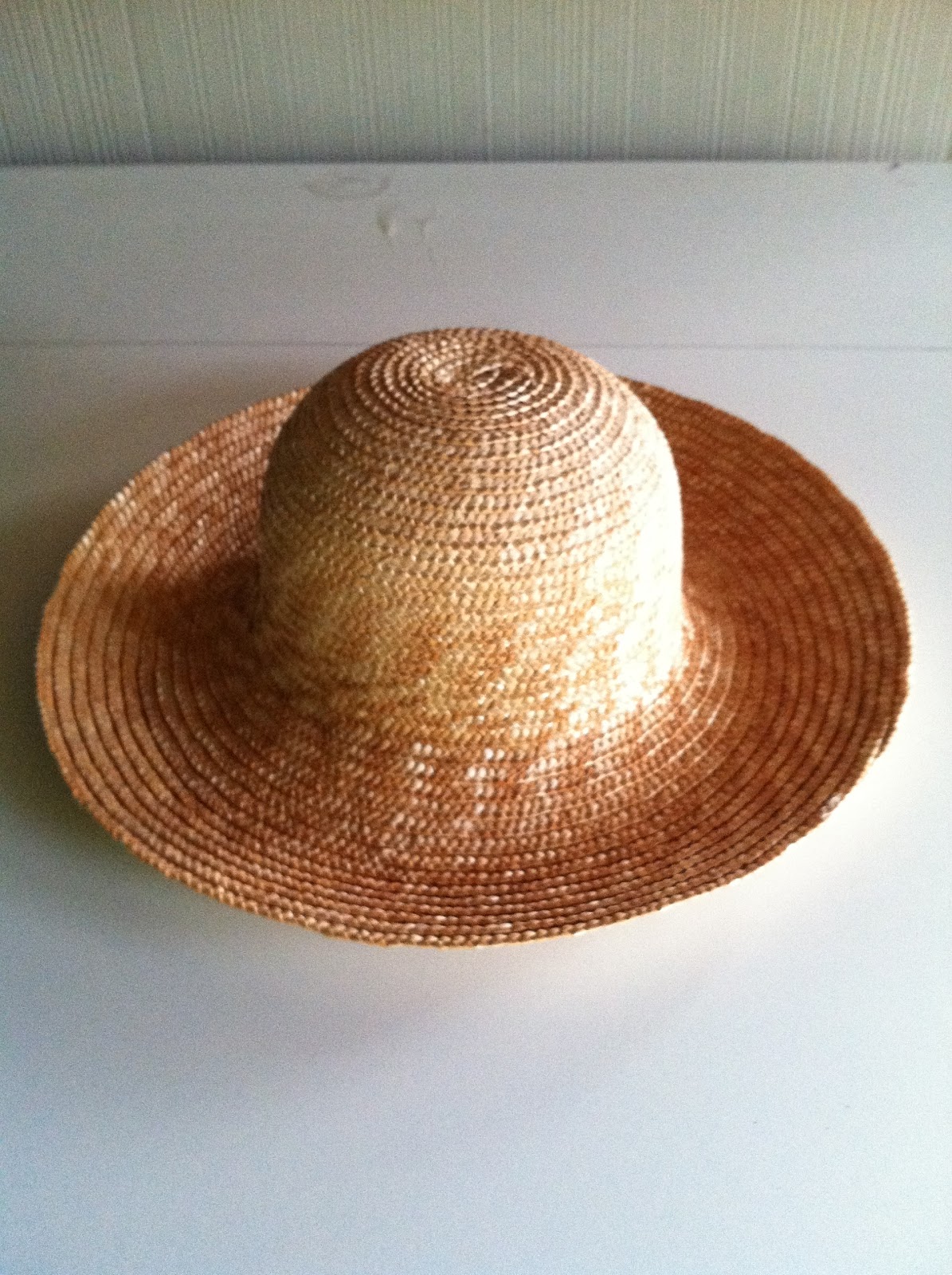 Martha McGuyver's Imaginarium: New Life for a Straw Hat (or Making a ...