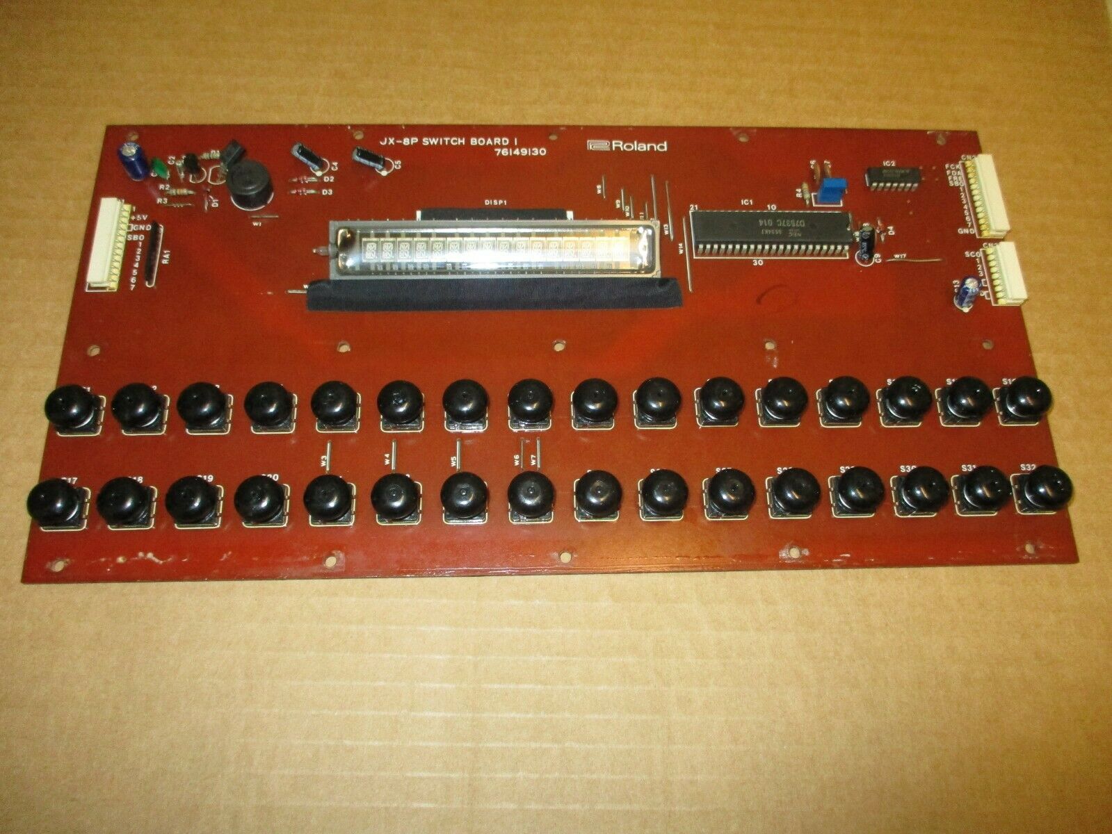 MATRIXSYNTH: Roland JX-8P Display / Switch Board
