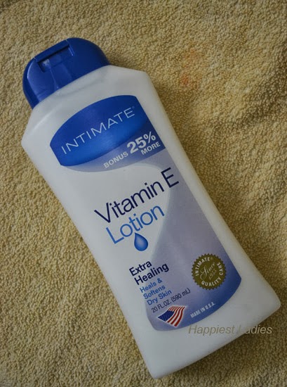 Intimate Vitamin E Lotion Review - Happiest Ladies