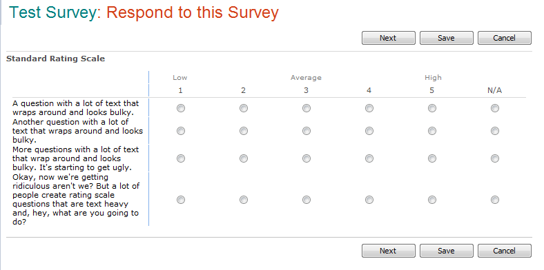 Chris' Shared Points: Adding White Space to SharePoint Survery Rating ...