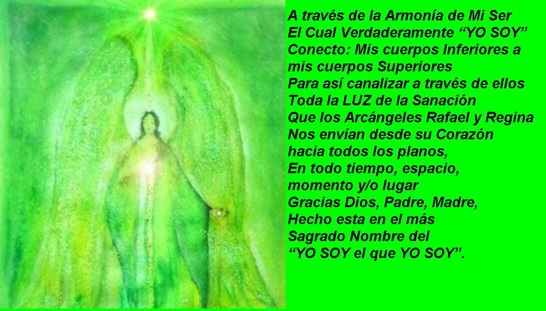 Centro Holistico El Angel Dorado: Jueves Rayo Verde - Virtud: Sanación Arcángel: Rafael ...