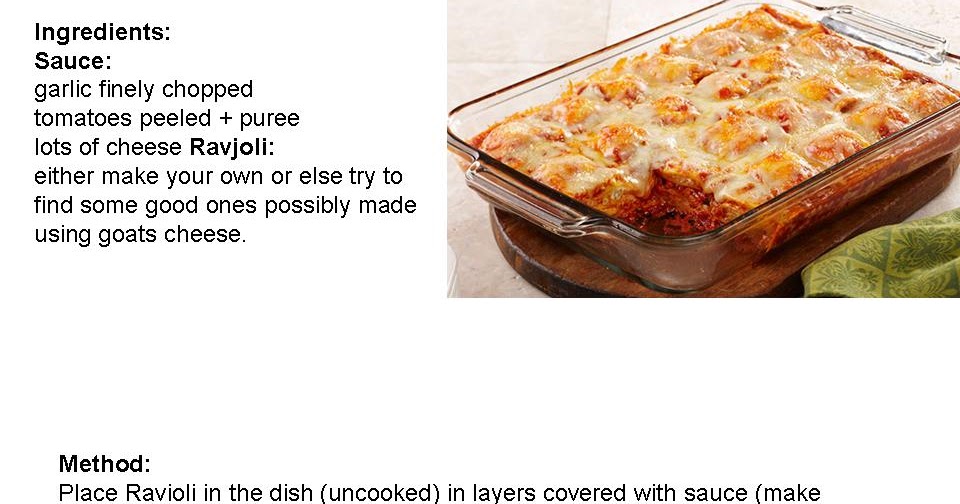 Ravjul il-Forn – Baked Ravjoli