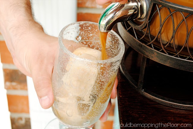 i should be mopping the floor: Setting up an Iced Coffee Bar