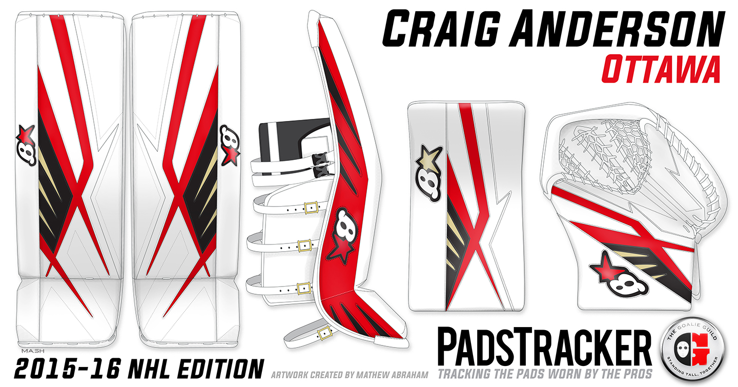 I Love Goalies!: Craig Anderson 2015-16 Mask