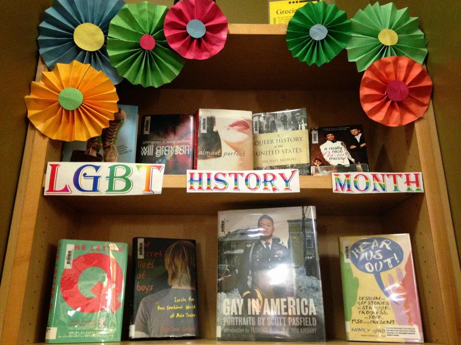 Librarian on Display: October: LGBT History Month Display