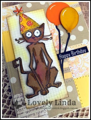 Lovely Linda's Craft Central!!: Crazy Birthday Cat
