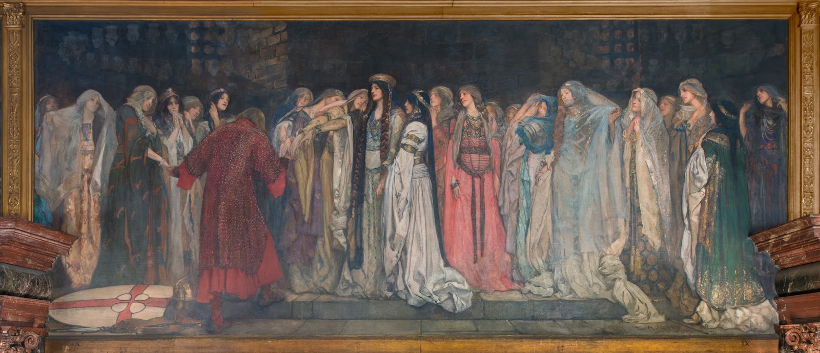 Edwin Austin Abbey: The Quest for the Holy Grail, Part 9 - The Castle ...