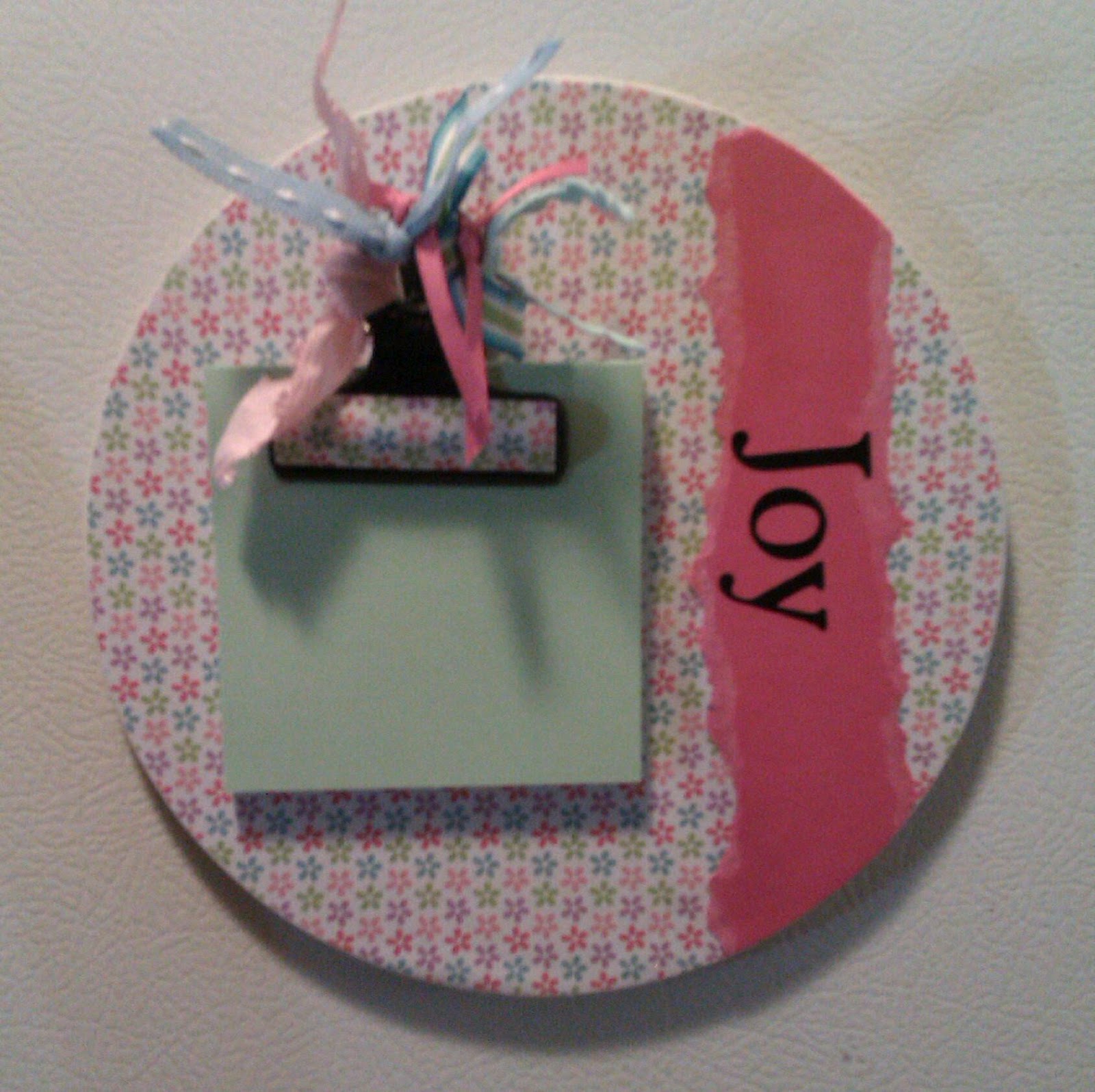 Jen's Happy Spot: Personalized Magnetic Note Holders
