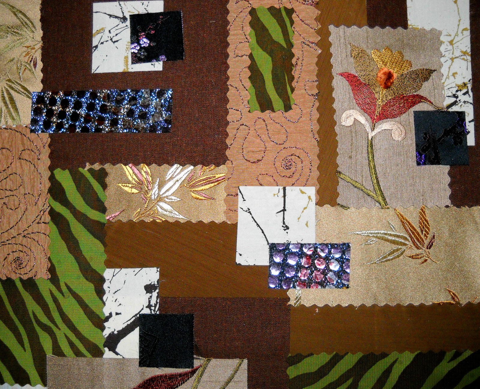 Quilting Potpourri: The Deconstructed Crazy Quilt...