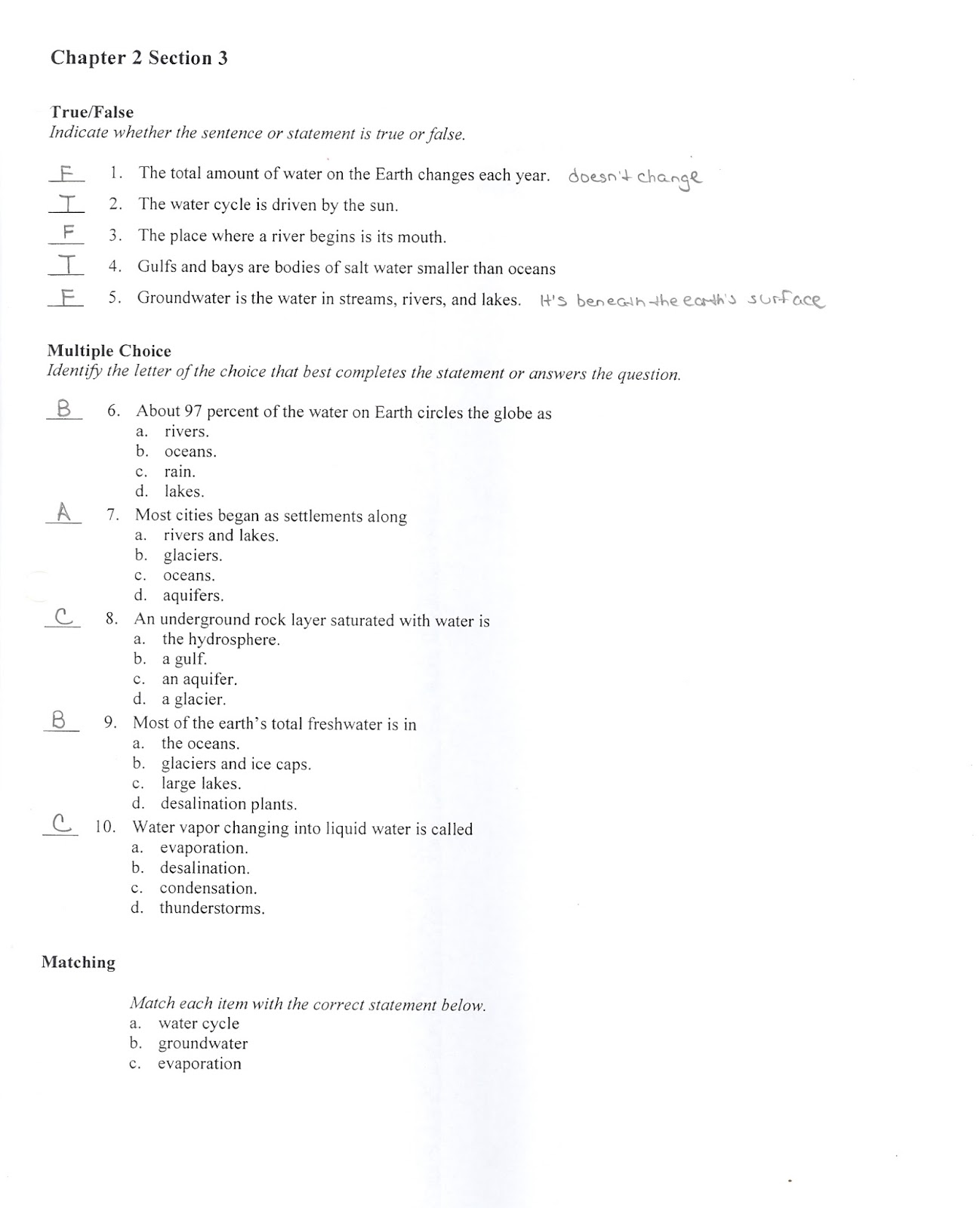 Mr. E's World Geography Page: Weeks 1 and 2: Chapter 1 Physical ...
