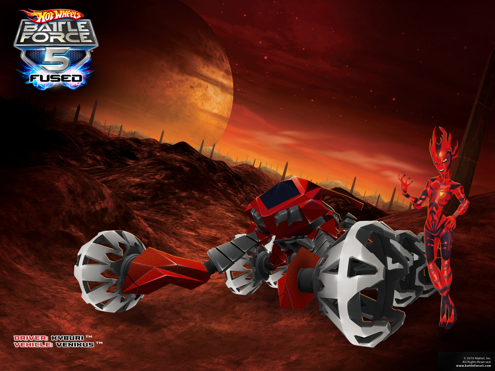 Hot Wheel Battle Force 5 Fused