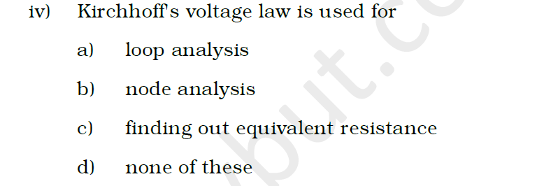 Module 1: DC Circuits (MCQ) ~ Study EETech