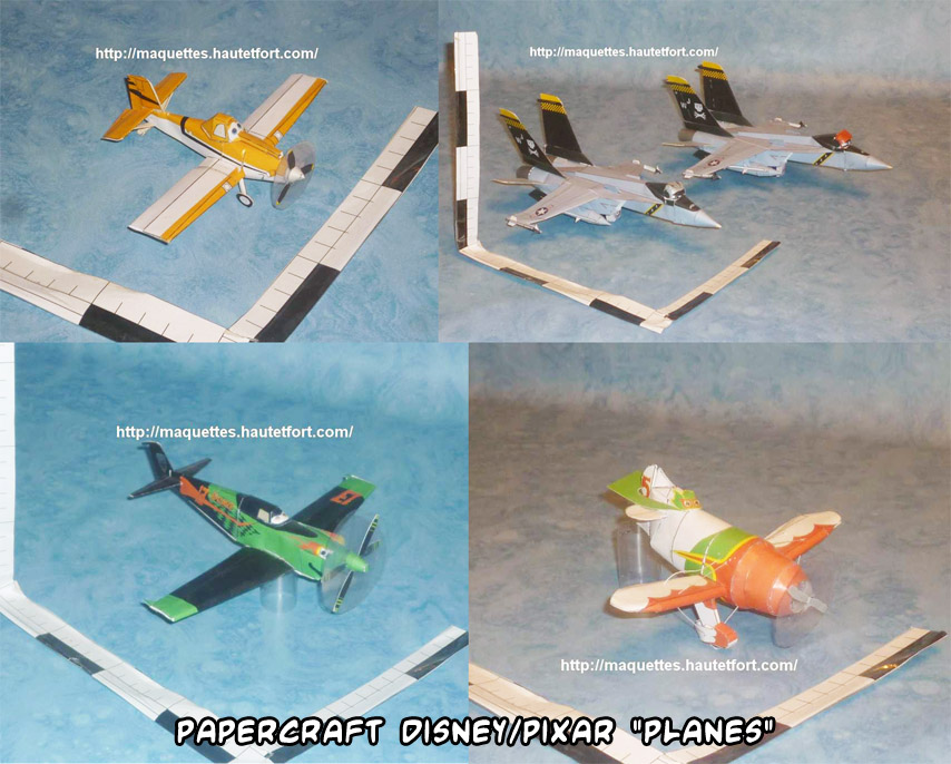 Ninjatoes' papercraft weblog: Papercraft Disney/Pixar "Planes"