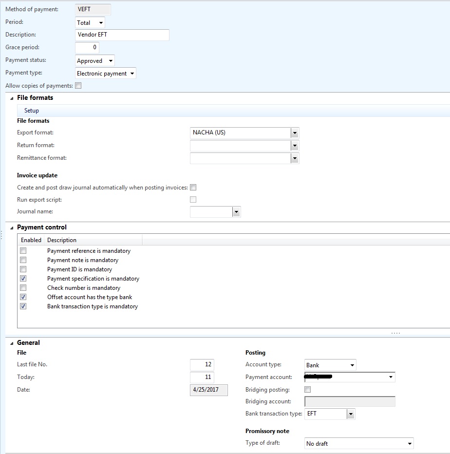 Talkin' DAX: Electronic payment - NACHA file CCD addenda