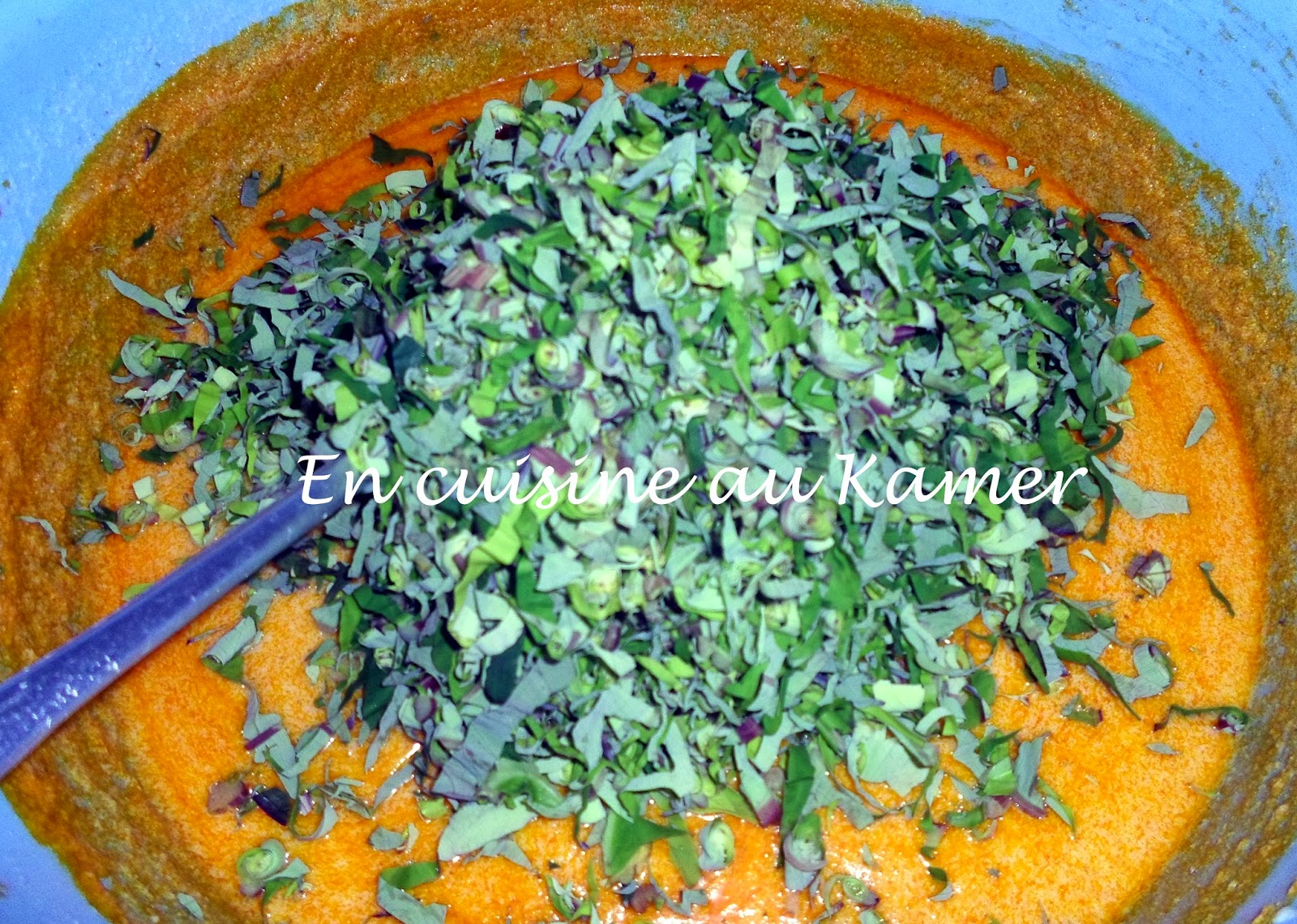 Koki (met de niébé) aux feuilles de macabo