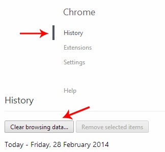 How to Clear History cache in Chrome Browser in Windows ~ TeChOdiX
