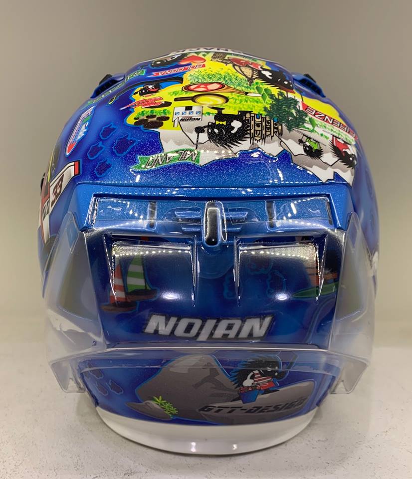 Racing Helmets Garage: Nolan X-803 M.Melandri 2019 by GTT Design