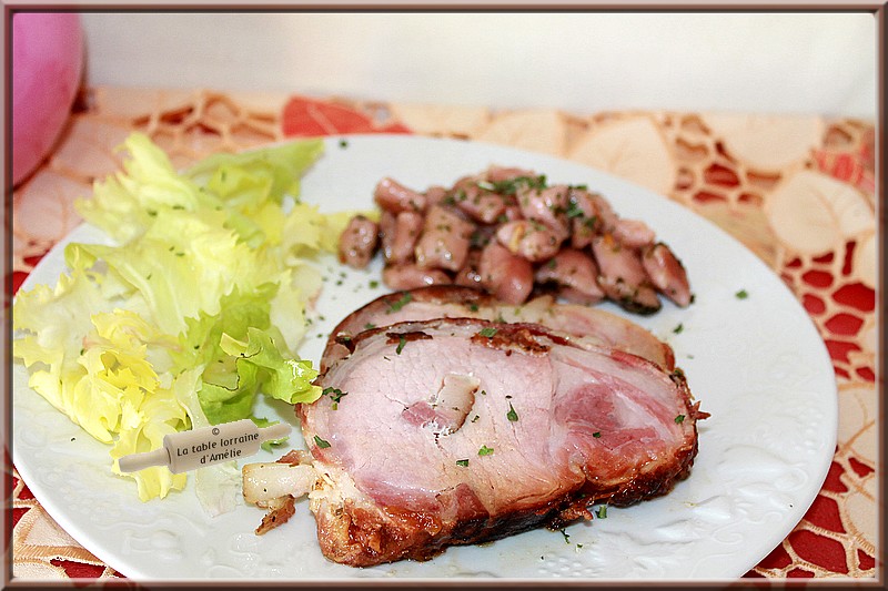 LA TABLE LORRAINE D'AMELIE: Rôti de porc vosgien aux gnocchis de Rouge ...