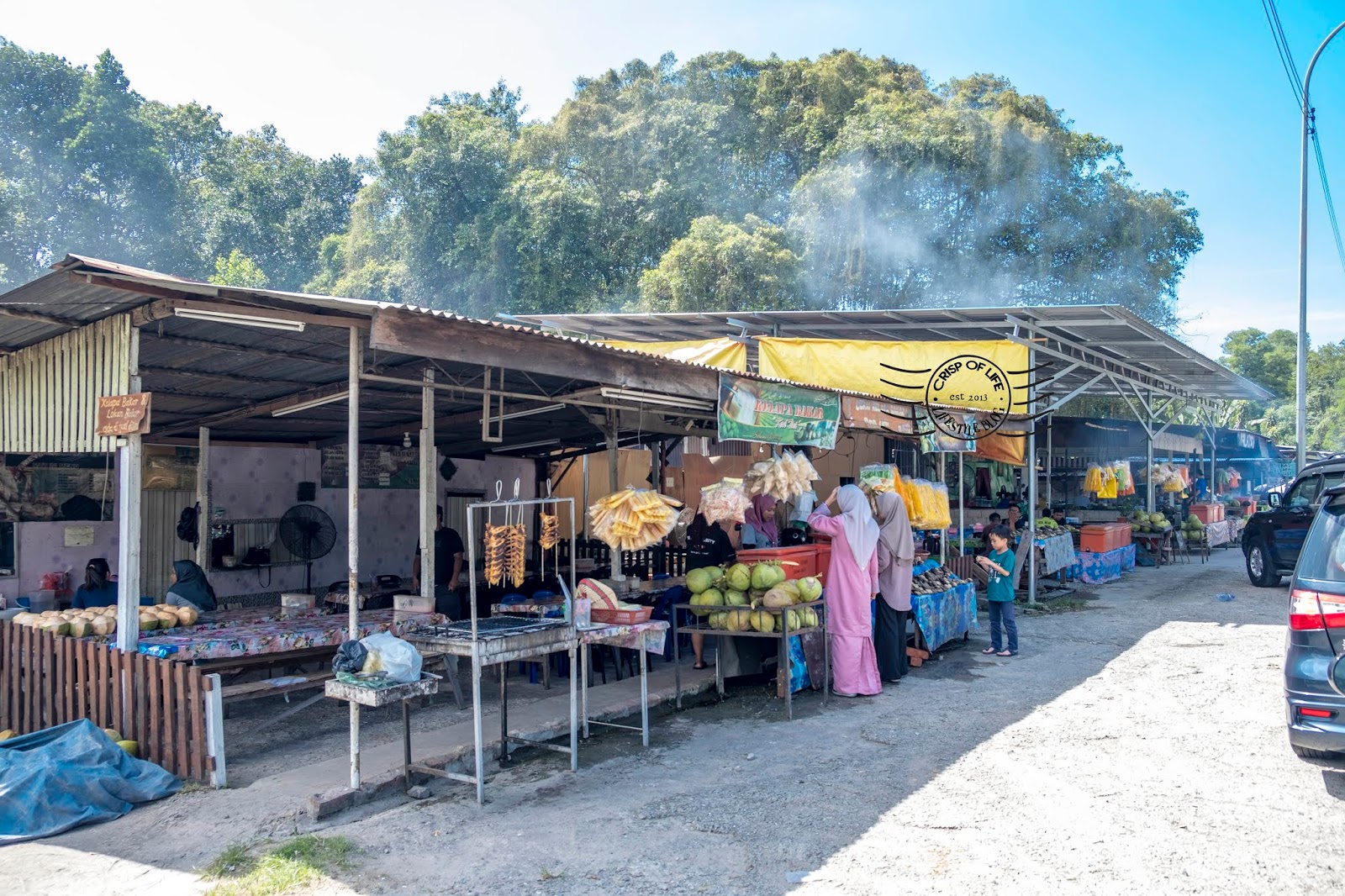 Coconut Pudding & Lokan Bakar @ Jalan Sulaman, Sabah - Crisp of Life ...