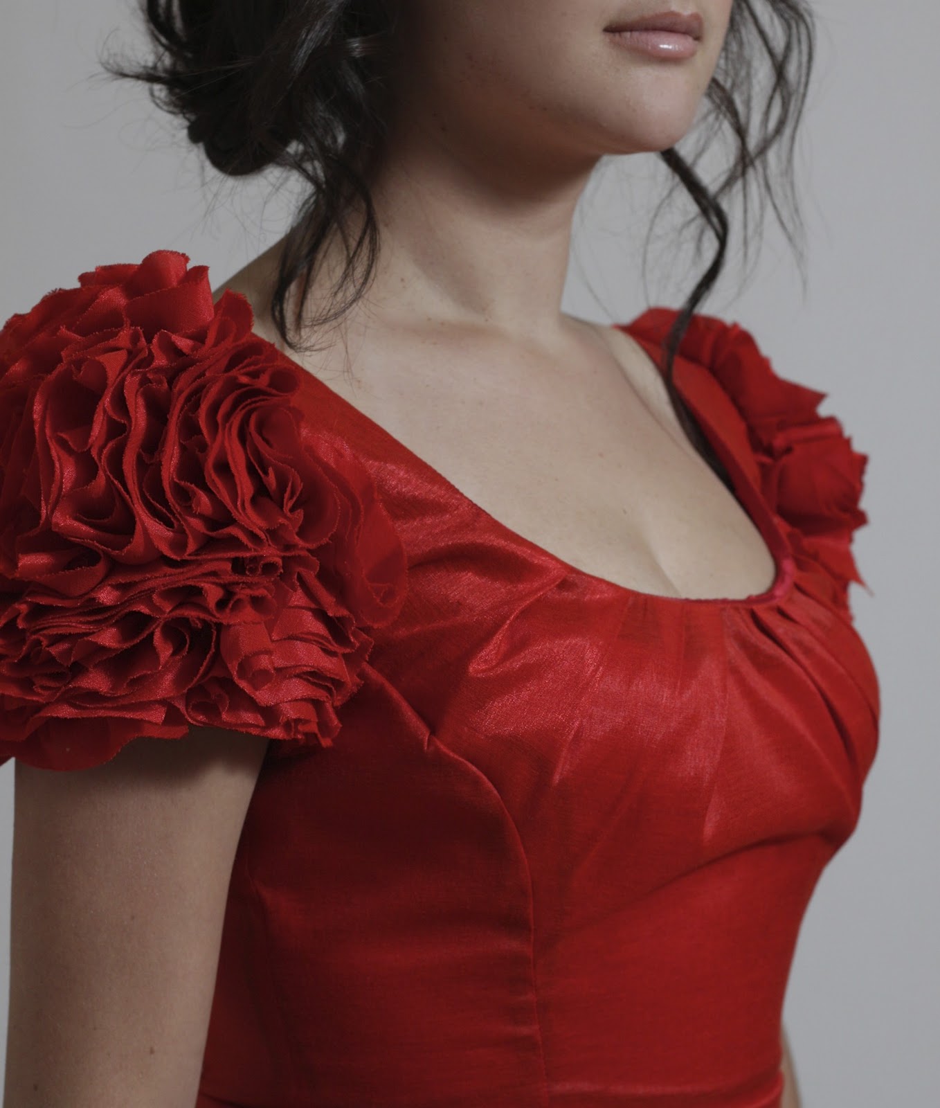 JuliaBobbin: How to make ruffled (rose) sleeves