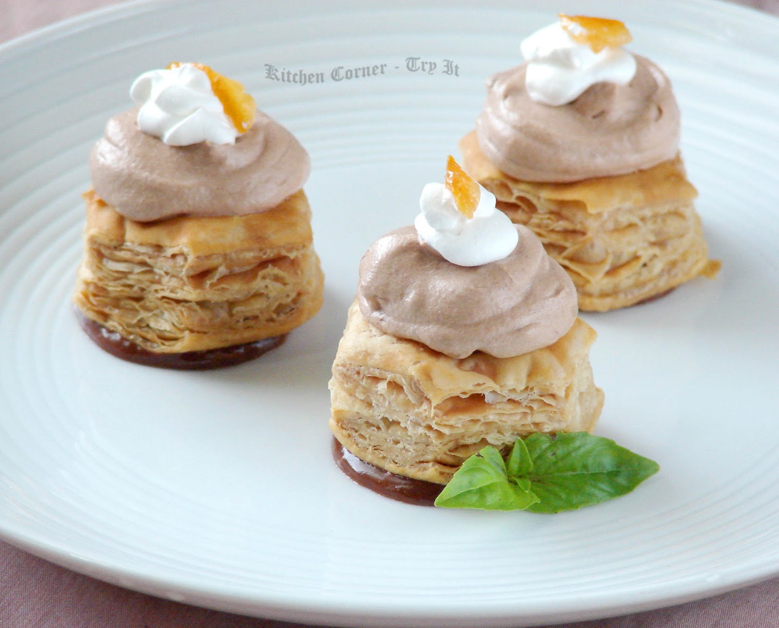 Cream Puffs With Chocolate-Orange Mousseline Filling