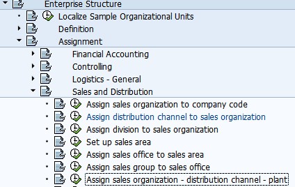 SAP SALES & DISTRIBUTION: Enterprise Structure