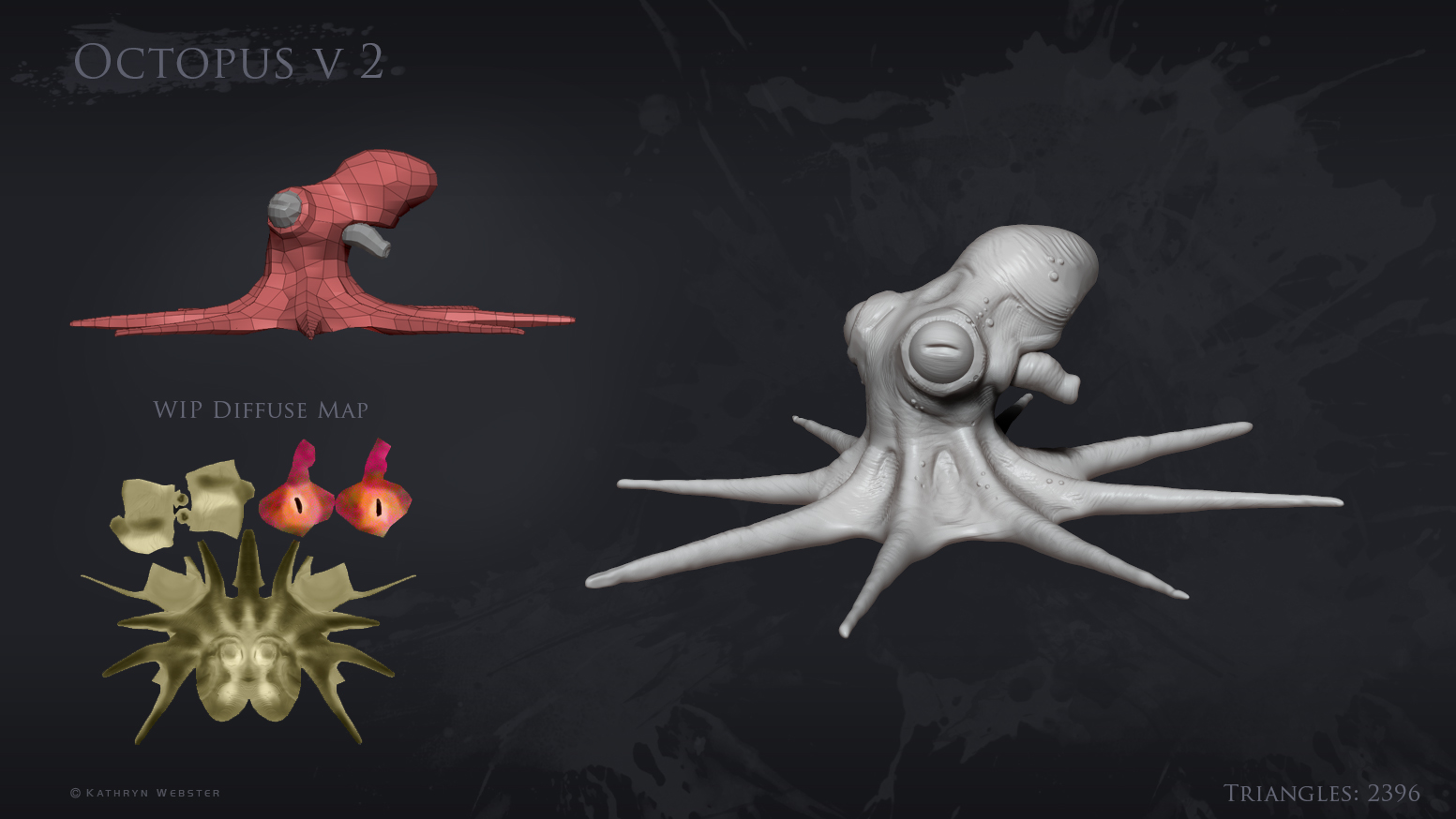 BBQ Pixels - Kathryn Webster Sketchbook: Game Res Character - Octopus V ...