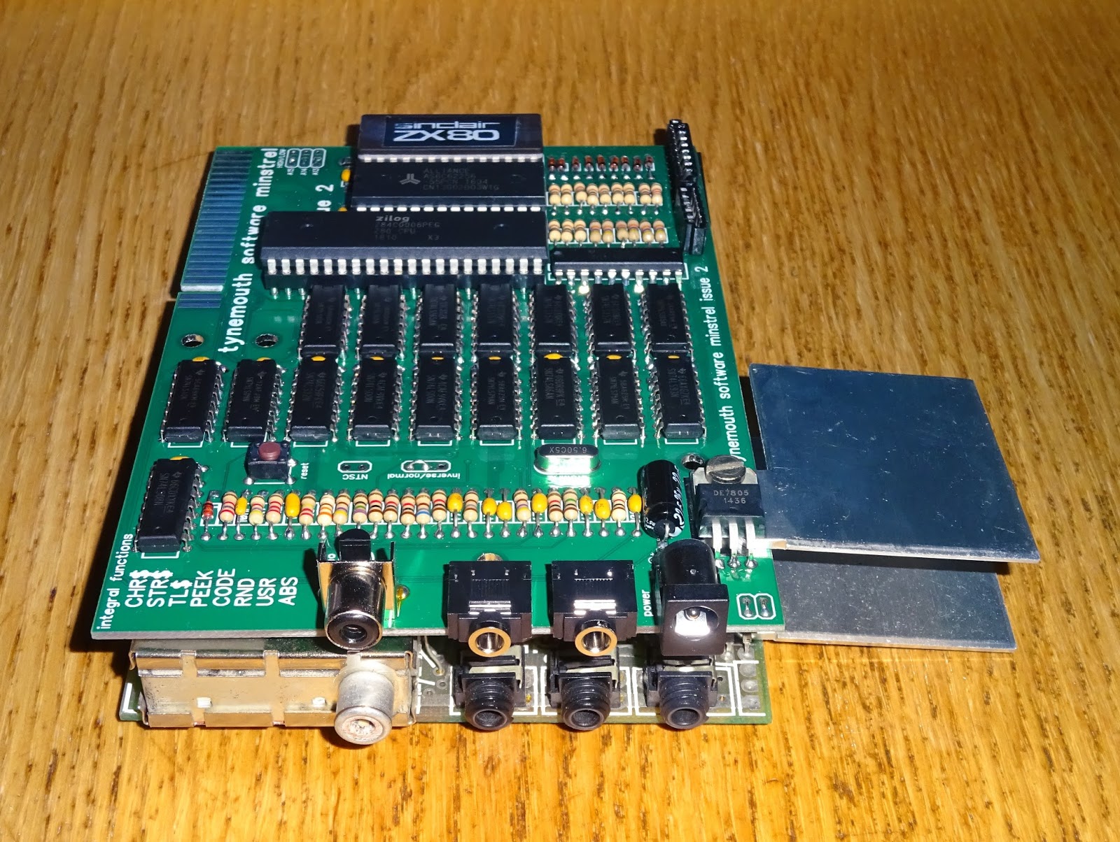 Tynemouth Software: Minstrel ZX80 Clone Issue 2.3 Boards