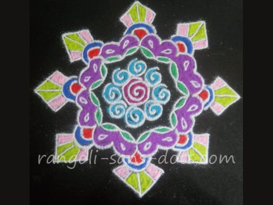 Easy rangoli designs - beginners