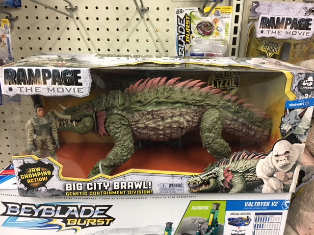 Reasonably Intelligent Rambling: Rampage Toy Review: Lizzie